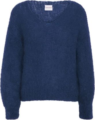 Americandreams Americandreams, Femme, Pulls, Bleu, Taille: 40 FR Milana LS Mohair Knit