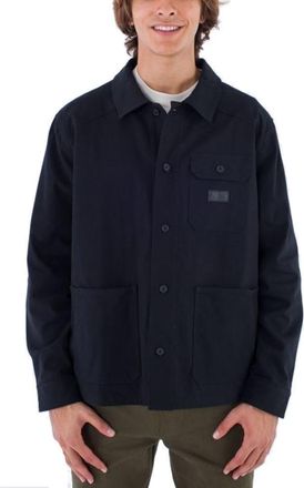 Hurley Herren Bixby Flannel Lined Canvas Ls Hemd, Schwarz, XXL