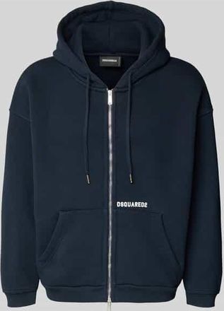 Dsquared2 Oversized Sweatjacke aus Baumwoll-Mix