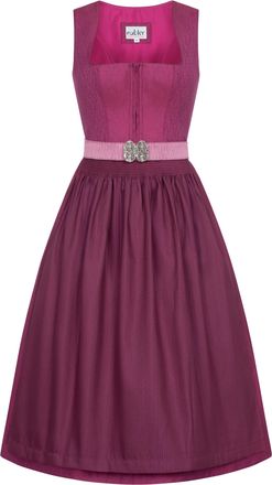 N&uuml;bler Dirndl N&Uuml;BLER Midi Dirndl Kelly, Damen, Gr. 36, EURO, rosa, Obermaterial: 100% Polyester PES., Kleider, Topseller