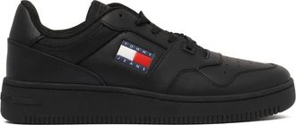Tommy Hilfiger Homme, Chaussures, Noir, Taille: 40 EU Baskets Rétro à Crampons Fins