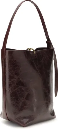 Benedetta Bruzziches Suede Bucket Bag - Brown