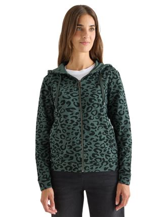 Cecil Damen Kapuzenjacke mit Leo-Muster