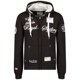 Geographical Norway Herren Designer Hoodie Jacke - Fighter -L, Schwarz