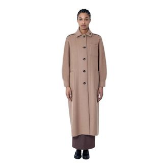 Max Mara Woll-Kaschmir-Mantel - - Coats - Damen - Beige - 2XS