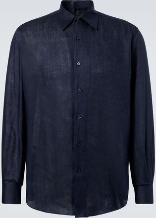 Saman Amel Hemd aus Leinen