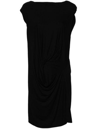 Vivienne Westwood robe drapée à design asymétrique (années 2015) - Noir