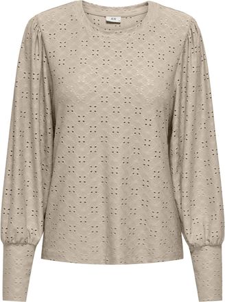 Jacqueline de Yong JdY Damen Jdycathinka L/S Bellsleeve Top JRS Noos, Cement, XS EU