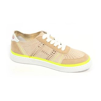 Hogan Perforierte Wildlederschuhe - - Shoes - Damen - Beige - 37 EU