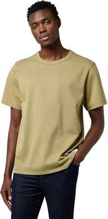 Wrangler SS Solid Tee T-Shirt, Aloe, L Hommes