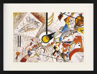 1art1 Wassily Kandinsky Poster Ohne Titel, 1923 Gerahmtes Bild Mit Edlem Passepartout | Wand-Bilder | Im Bilderrahmen 80x60 cm