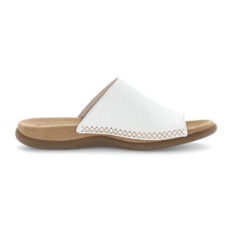 Gabor Wei&szlig;e Damen-Slide-Sandalen - - Shoes - Damen - Wei&szlig; - 39 EU