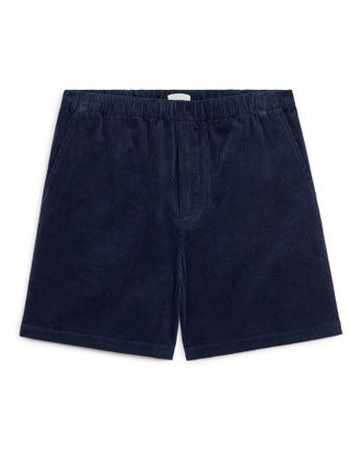 Arket Cord-Shorts -Blau