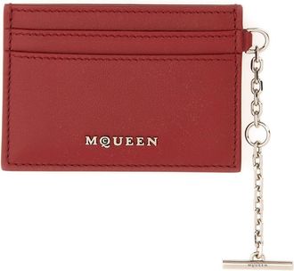 Alexander McQueen Sling Card Case - Red
