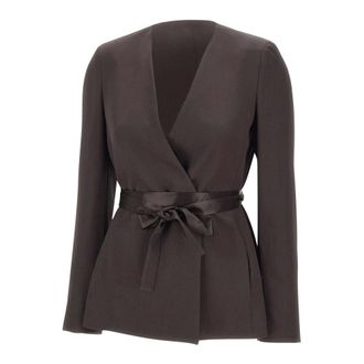 HUGO BOSS Femme, Vestes, Brun, Taille: 44 FR Boss Vestes Marron