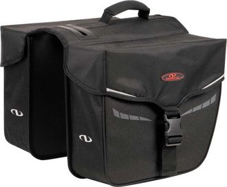 Norco Fahrradtasche Idaho Doppeltasche, Schwarz, 35 x 30 x 13 cm, 10 Liter, 0205AS