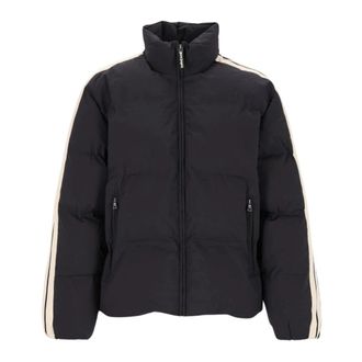 Palm Angels Classic Logo Track Puffer Jacket - - Jackets - Herren - Schwarzk - XL