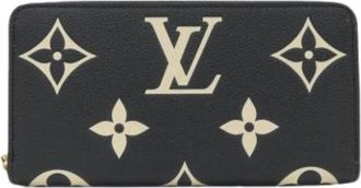 Louis Vuitton Portefeuille long vintage doccasion (bi-pli) - Femme - Pre-owned - Noir - Taille: ONE Size