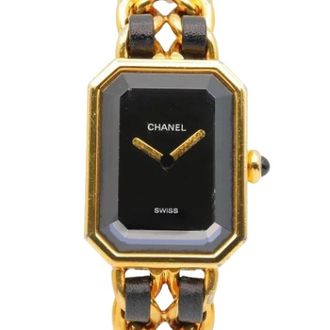 Chanel Montre en verre Pre-owned - Femme - Pre-owned - Noir - Taille: ONE Size