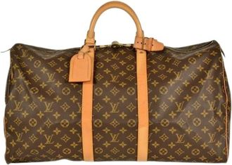 Louis Vuitton unisex, Pre-owned, Brun, Taille: ONE Size Sac Week-end en Toile Pre-owned