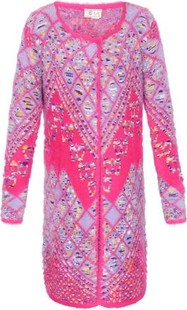 Izia Strickjacke Frauen rosa mehrfarbig