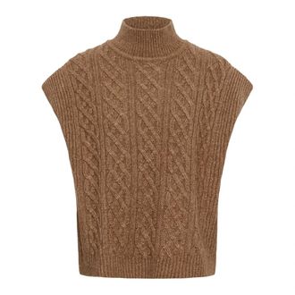Inwear Taieiw Weste - - Tops - Damen - Braun - L/XL