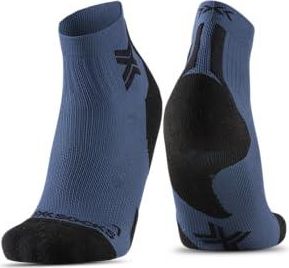 X Socks X-Socks RUN DISCOVER ANKLE MARINE/X BLACK 45-47, bleu, 45-47