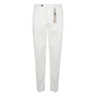 Manuel Ritz Homme, Pantalons, Blanc, Taille: L Pantalon Chino Slim en Twill de Coton Stretch