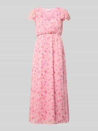 Vila Midikleid im Allover-Look Modell EMMA