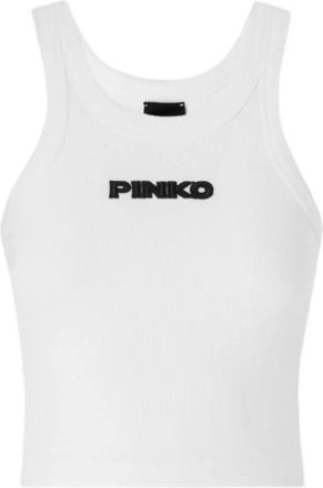 Pinko Pinko, Femme, Tops, Blanc, Taille: 42 FR Pinko T-shirts et Polos