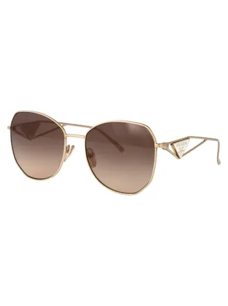 Prada Womens Sunglasses 0pr 57ys Pale Gold Steel