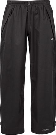 Trespass Toliland Trousers, Black, L, Wasserdichte Hose mit Kn&ouml;chellaschen zur Gr&ouml;&szlig;enverstellung f&uuml;r Herren, Large, Schwarz