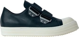 Rick Owens Homme, Chaussures, Noir, Taille: 44 EU Low Strap Baskets