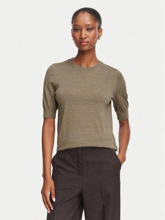 HUGO BOSS Pullover Farbella 50544996 Braun Slim Fit