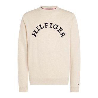 Tommy Hilfiger Gew&ouml;lbter Sweatshirt - - Sweatshirts & Hoodies - Herren - Beige - 2XL