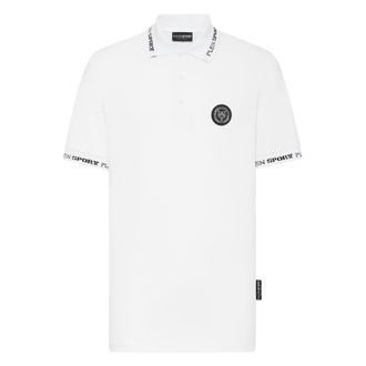 Plein Sport Homme, Tops, Blanc, Taille: 2XL Polo SS Tiger