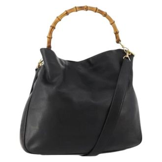 Gucci Sac bandouli&egrave;re vintage Pre-owned - Femme - Pre-owned - Noir - Taille: ONE Size