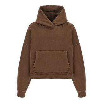 Entire studios Cropped Baumwoll-Hoodie - - Sweatshirts & Hoodies - Herren - Braun - S