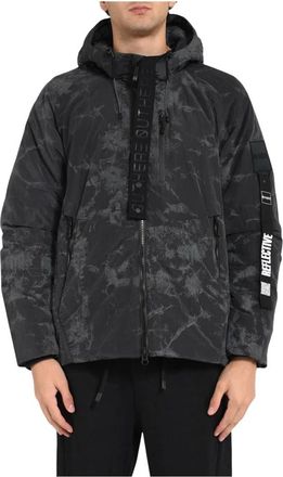 Outhere Homme, Vestes, Noir, Taille: XL Hail Nylon Down Jacket