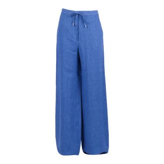 Max Mara Pantalone lungo Pelota - - Trousers - Damen - Blau - XS