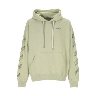 Off-white Pullover Hoodie - - Sweatshirts & Hoodies - Herren - Gr&uuml;n - S