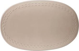 Villeroy & Boch like. by Villeroy und Boch its my moment Teller, 30 x 19 cm, Premium Porzellan, Braun