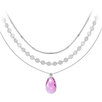 SC Crystal BS4395-ROSE-SN016+B2392-ARGENT+B2387