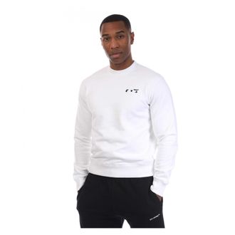 Off-white Off White - Sweatshirt f&uuml;r Herren, Schmal (Wei&szlig;/Schwarz)