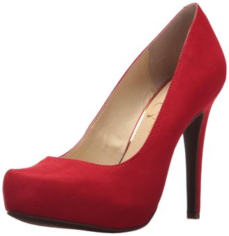 Jessica Simpson Damen Parisah Pumps, Rote Mousse, 36 EU