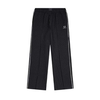Fred Perry Homme, Pantalons, Noir, Taille: L Pinstripe Track Pant