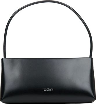 Estro & Luminara Femme, Sacs, Noir, Taille: ONE Size Sac Bandouli&egrave;re en Cuir