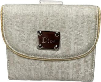 Dior Portefeuille 30 Montaigne Pre-owned - Femme - Pre-owned - Blanc - Taille: ONE Size
