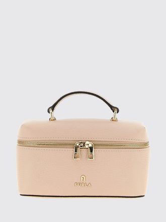 Furla Mini sac &agrave; main Camelia en cuir avec zip et bandouli&egrave;re