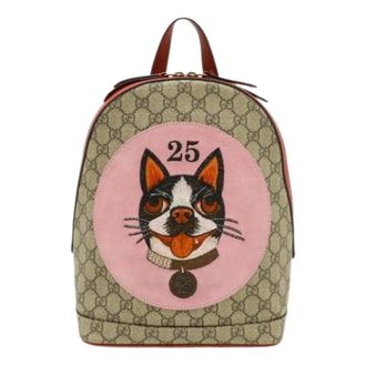 Gucci Pre-owned GG Supreme Backpack - - Pre-owned - Damen - Beige - ONE SIZE